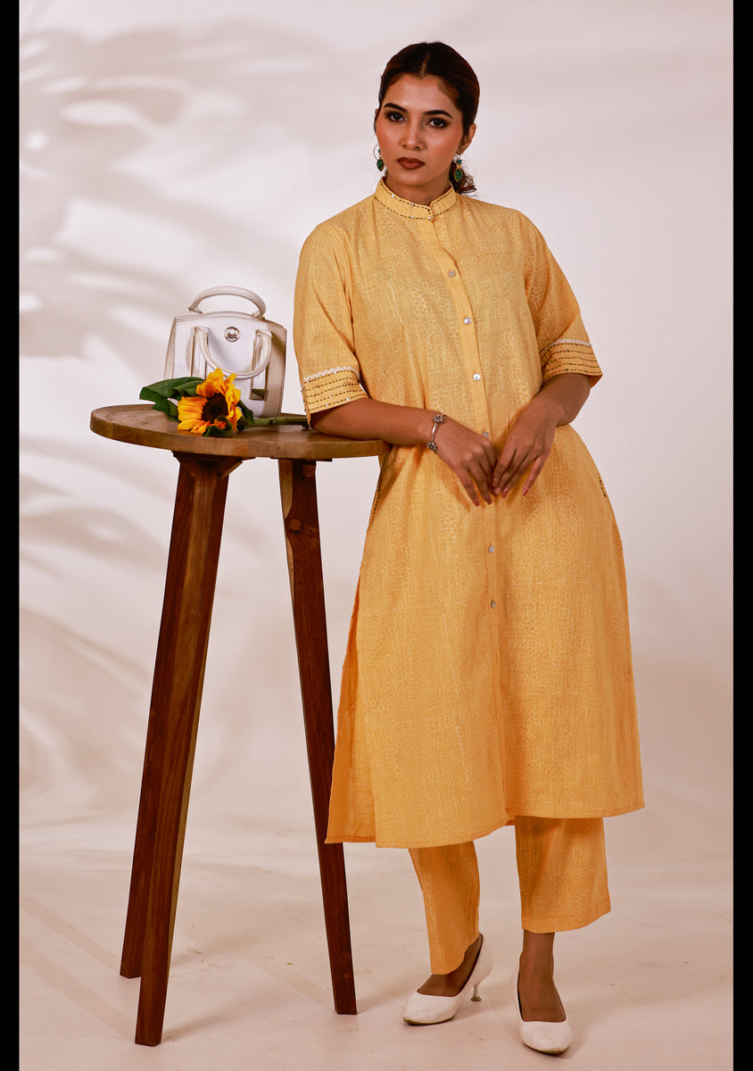 Spice Orange Handcrafted Co-Ord set (set of 2) – Maitri Jaipur